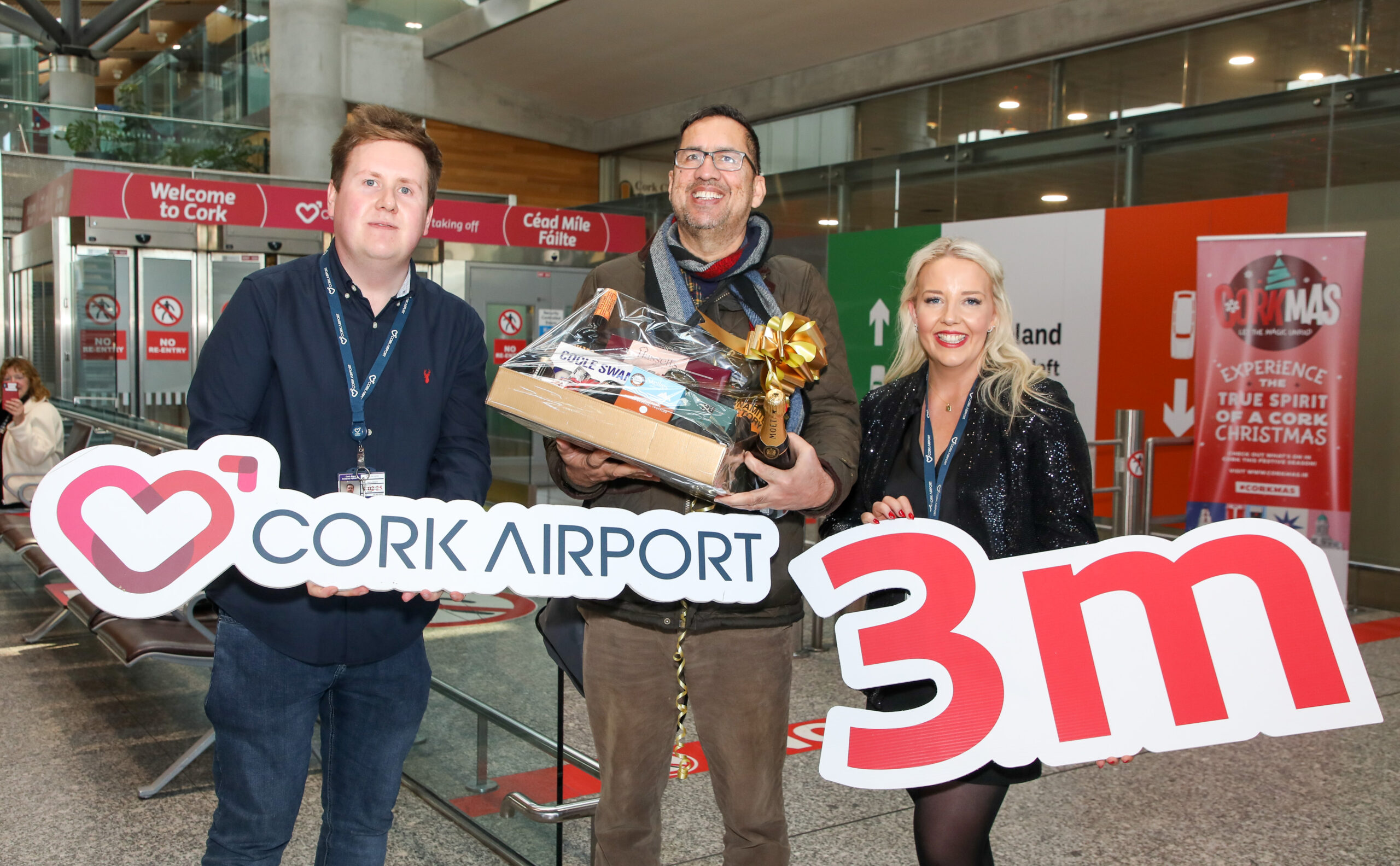 Cork Airport Celebrates Record-Breaking Three Millionth Passenger in ...